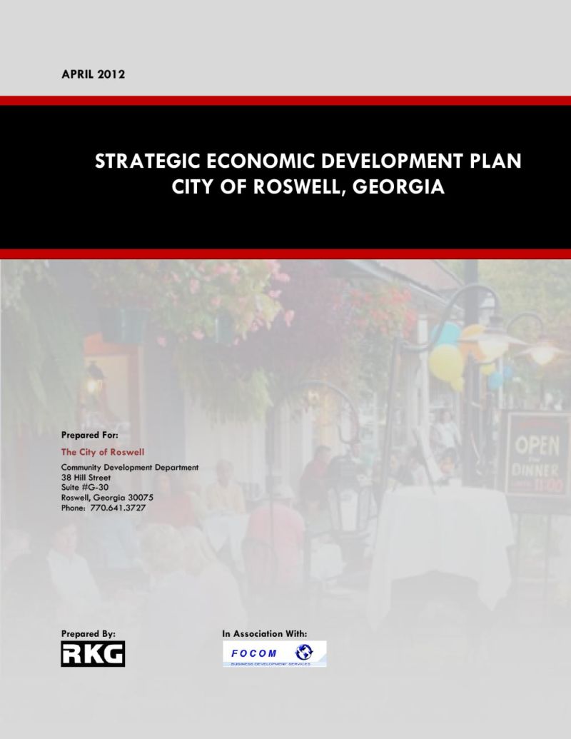 Strategic Economic Development Plan - Roswell Inc